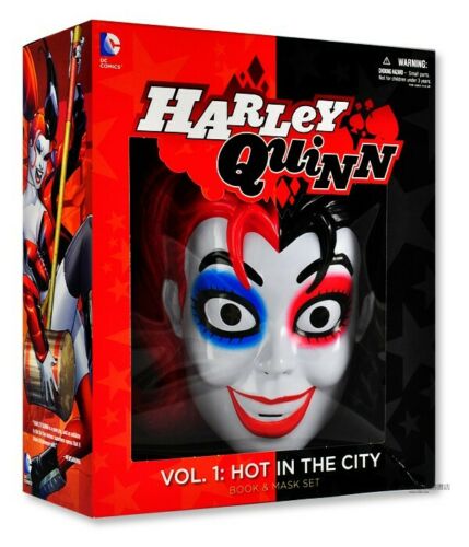 Harley Quinn Volume 1 Hot In The City TPB Book & Mask Sealed Box Set